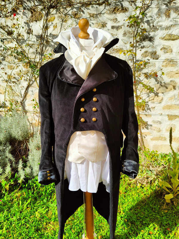 Redingote Empire en velours – Asgard Costumes